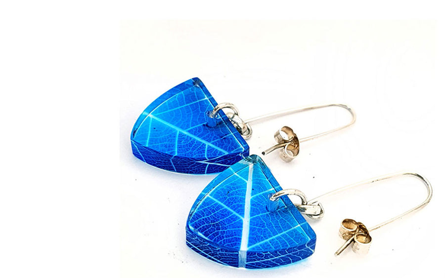 Contemporary Jewellery Floral Recycled Perspex by Sue Gregor